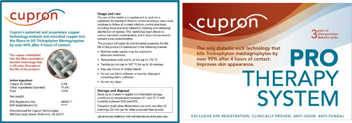 Cupron Enhanced™ Textile Applications - Cupron